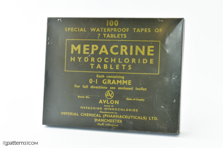 Mepacrine tablets | pattern37.com